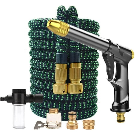 Garden Hose Garden Hose Nozzle Sprayer Expandable Flexible Water Hose ...