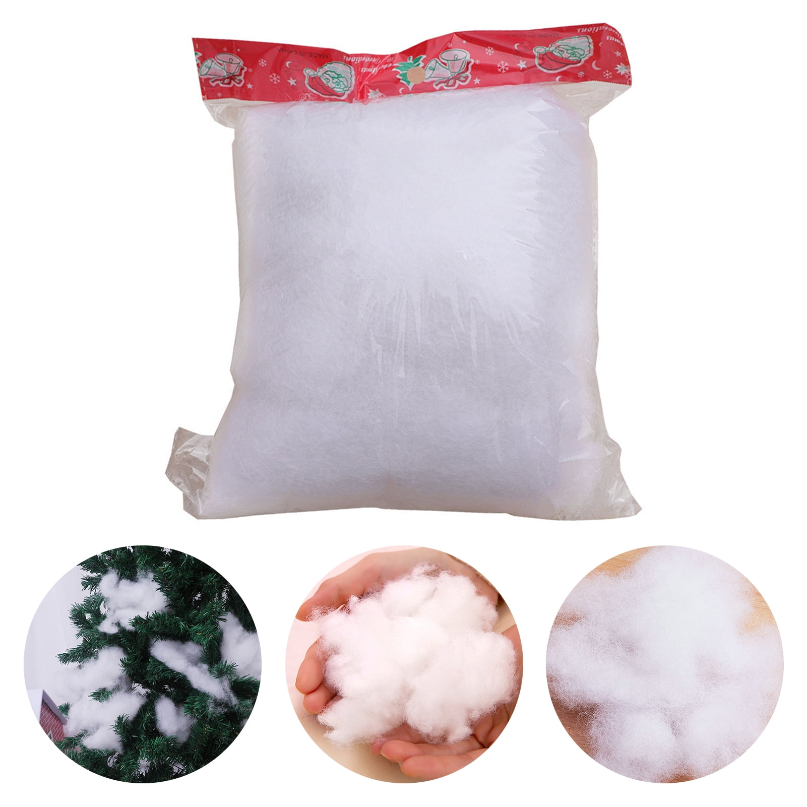 Yesbay Christmas Fake Snow Super Soft PP Cotton Holiday Christmas ...