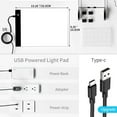 Kchsji Portable A4/A5 Tracing LED Copy Board Light Box, USB Powered ...