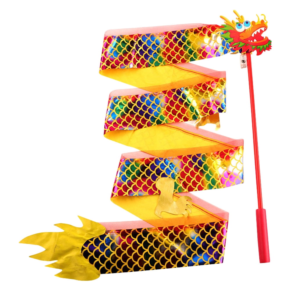 Ribbon Ribbons Streamers Dance Dragon Rhythmic Gymnastics Chinese Wand ...