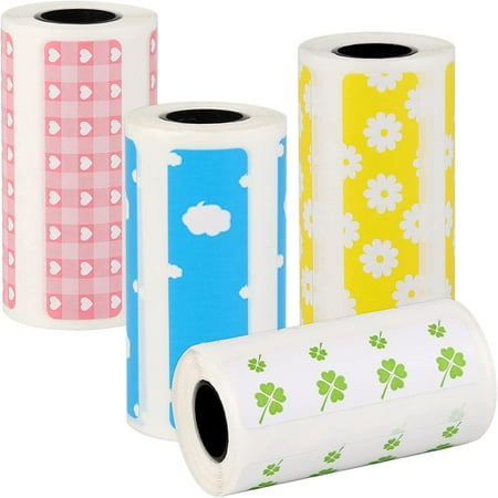 Thermal paper for small printer, 4pcs (50*15mm) thermal label, thermal ...