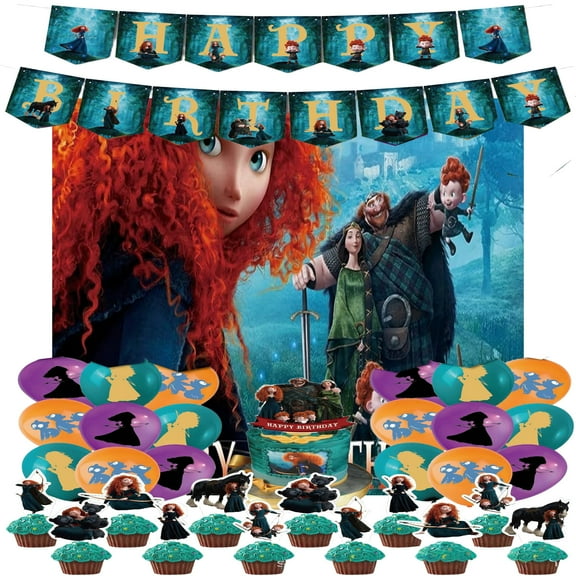 Stranger Birthday Decoration,Cartoon For Things Party Supplies Includes ...