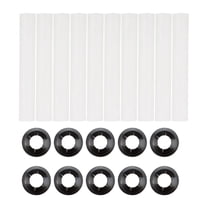 10 Pieces Garage Door Hinge Sleeves Roller Gaskets Quiet Operation ...