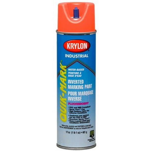 Krylon 425-A03821 20 oz Quik-Mark APWA High -Visibility Marking Paint ...