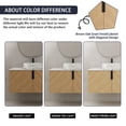 LHYY 36" Bathroom Vanity With Top Ceramic Art Sink and Artificial Stone ...