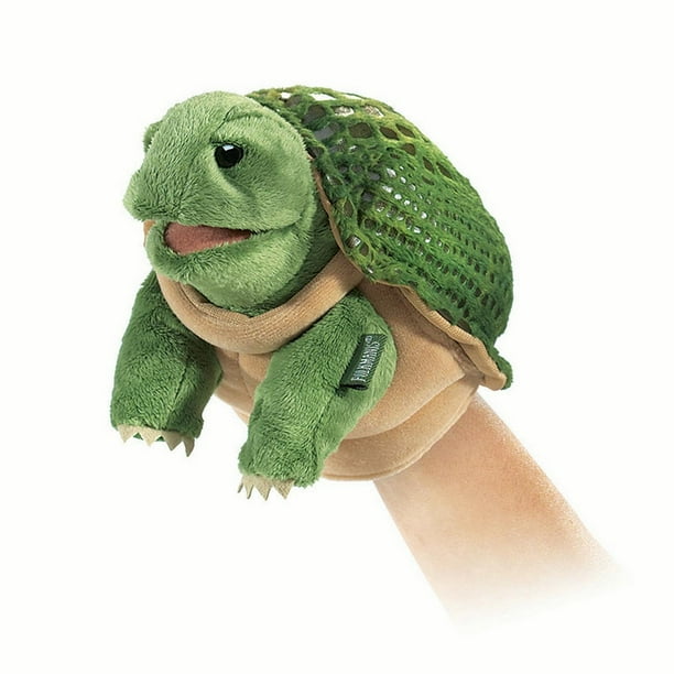 Folkmanis Little Turtle Hand Puppet, Green - Walmart.com - Walmart.com