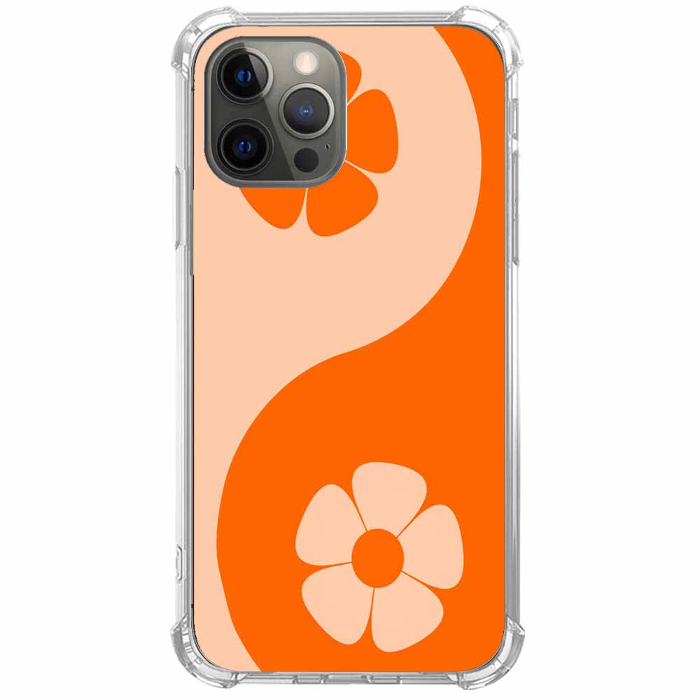 Retro Yin Yang Flower Case for iPhone 14 Pro Max ,Aesthetic Art Design Pattern TPU Shock Proof ...