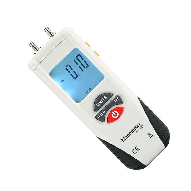 Digital Manometer, HT-1890 Handheld Digital Manometer, Differential ...