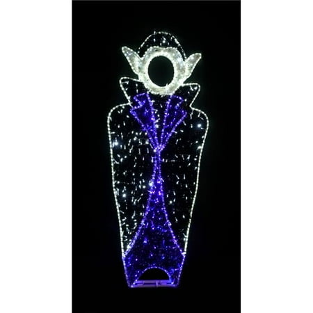 Queens of Christmas WL-MTNF-HWN-PO-DRAC 6.5 ft. LED Photo Vampire Motif ...