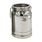 MilkMeister Large Stainless Steel Milk Can Totes - Metal Containers for ...