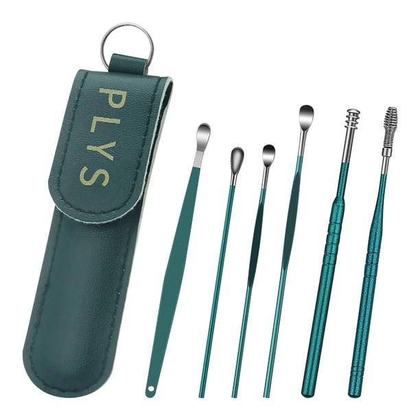 Kit de herramientas para limpiar cerumen: kit portátil de acero ...
