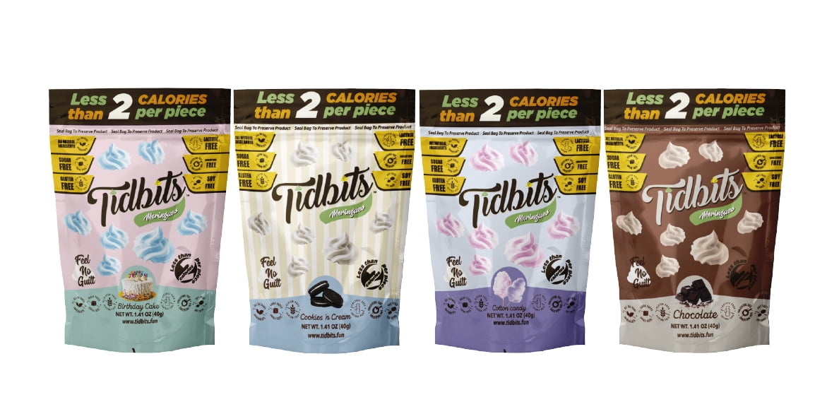 Tidbits Fun Bites Sugar-Free Meringue Cookies by Santte Foods -Variety ...