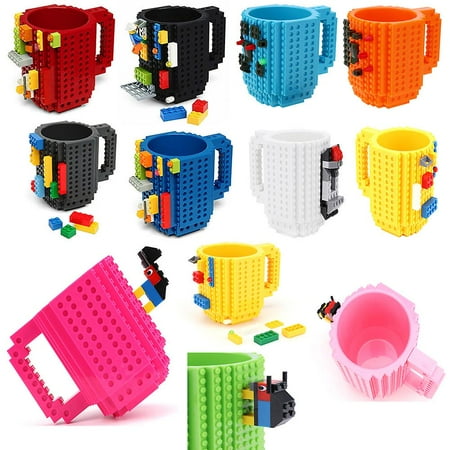 Coffee Cup Build-On Brick Mug Type Building Blocks DIY Block Puzzle Mug ...
