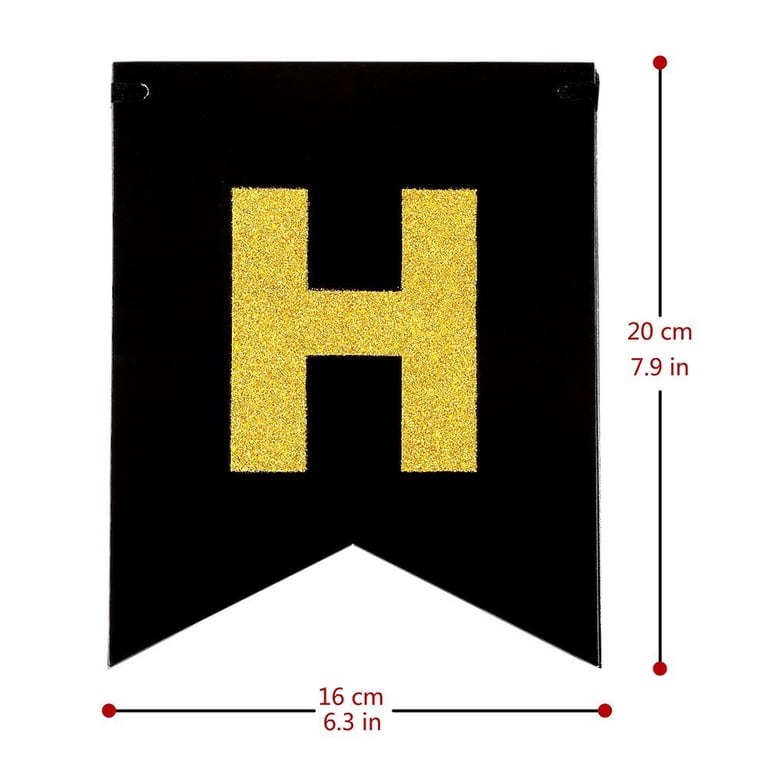 Black Printable Letters