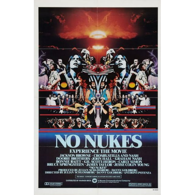 No Nukes Movie Poster 24x36 Art Poster 24x36 Unframed, Age: Adults ...