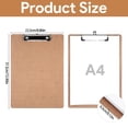 Wood Clipboards Hardboard Office Clipboards Standard A 4 Letter Size ...