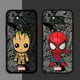 Soft Cartoon Marvel Groot Spiderman Phone Case for Xiaomi Poco X4 Pro ...