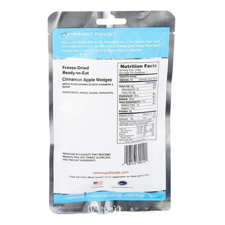 Freeze Dried Astronaut Food