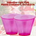 Pink Plastic Containers (2) - Walmart Business Supplies