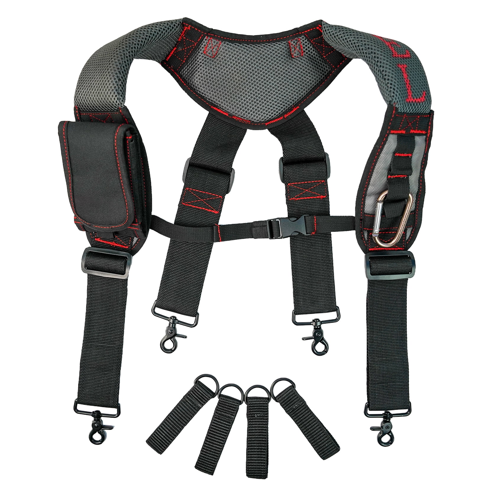 Gel Construction Work Suspender Tool Belt Suspenders with Gel shoulder ...