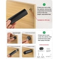 Metal Cylinder Legs for Furniture Set of 4 Pack Black 6 Inch Bed ...