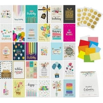 "Current Simple Wishes Birthday Greeting Cards Value Pack - Set of 20 ...
