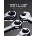 Combination Wrench Set, 30- Ratcheting Wrench Set with Organizer Rack ...