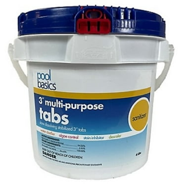 Robelle 5-In-1 Swimming Pool Multi-Purpose 3" Chlorinating Tabs ...