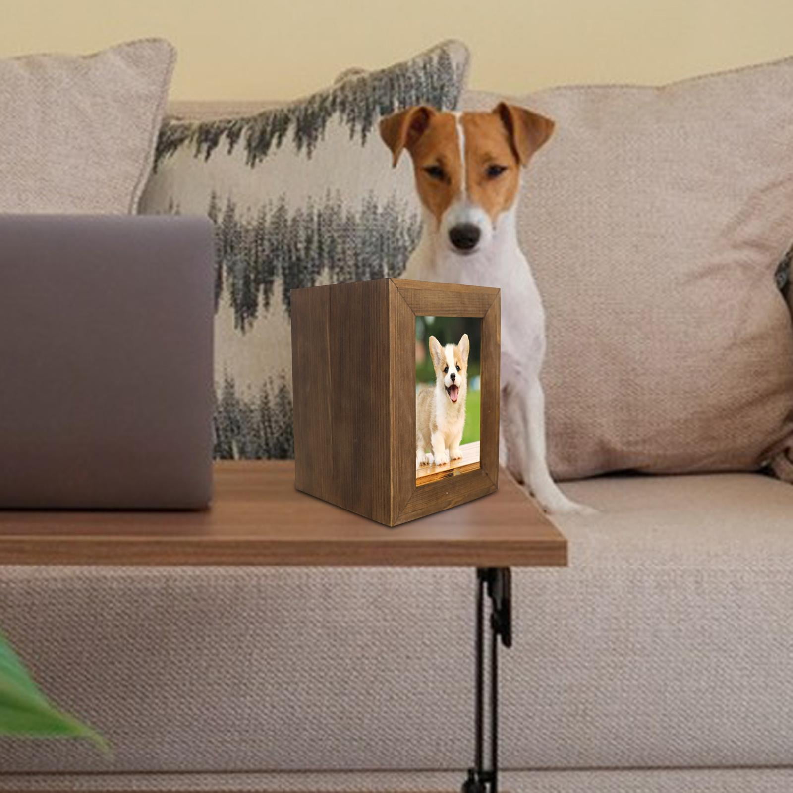Wooden Pet Cremation Urn Ash Urns for Dogs Box Commemorate Cinerary ...