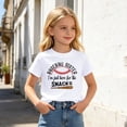 Bysome Kids Girls Tees Letter Print Short Sleeve Crew Neck Shirt Summer ...