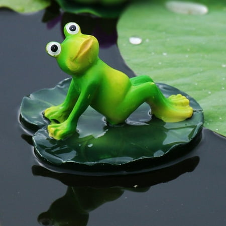 Cute Frog Statue Resin Floating Frogs Statue Ornament Frog Statue Resin ...