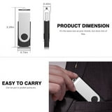 Kootion 5 Pack 32GB USB 2.0 Flash Drives, Mixed Colors, Portable Memory ...