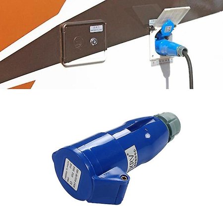 Motorhome Rv External Power Plug Outlet 16a Waterproof Flush Inlet ...
