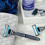 Equate Men's 5 Blade Disposable Razors with Dual Lubrication for ...