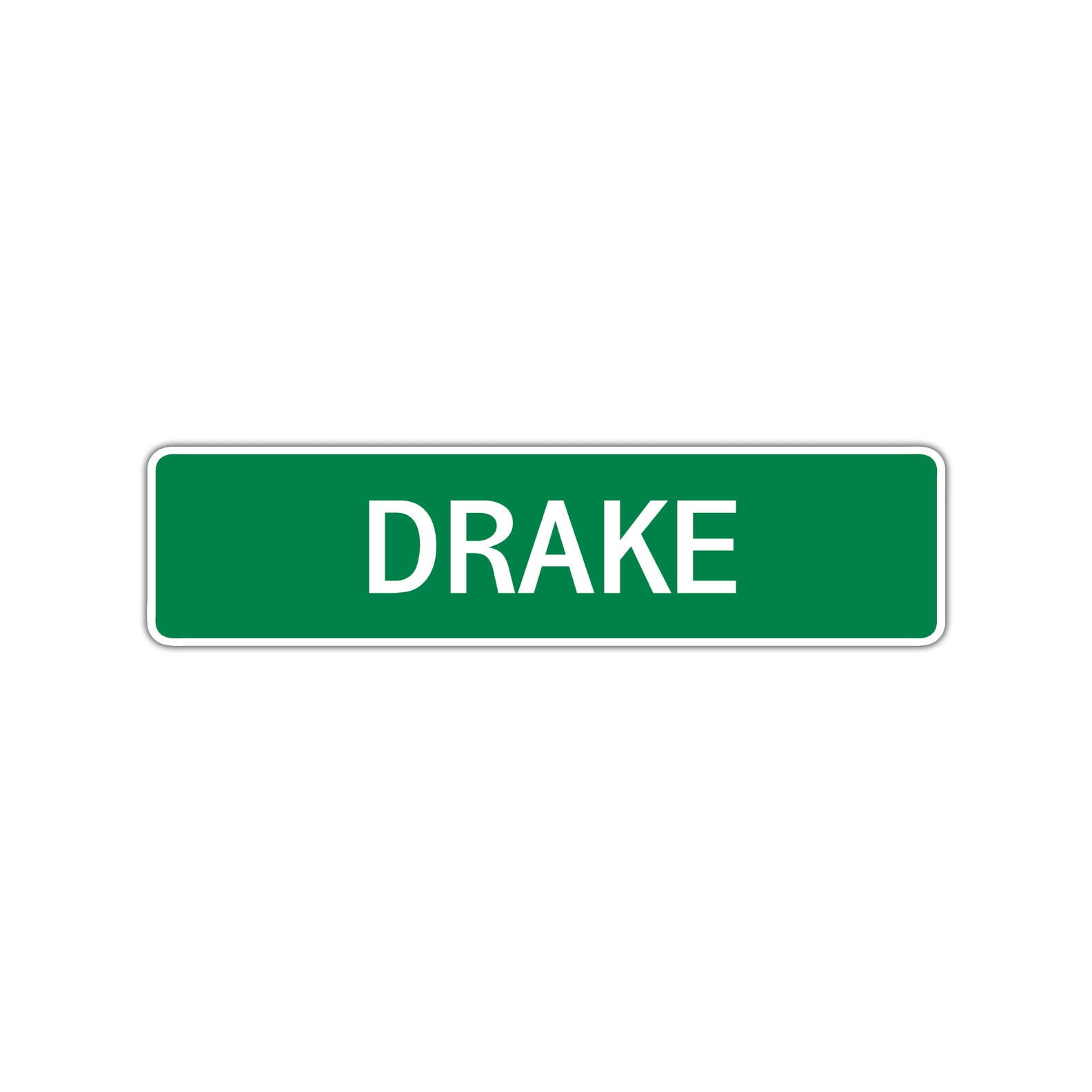 Drake Boys Children Name Letter Printed Label Indoor Outdoor Wall ...
