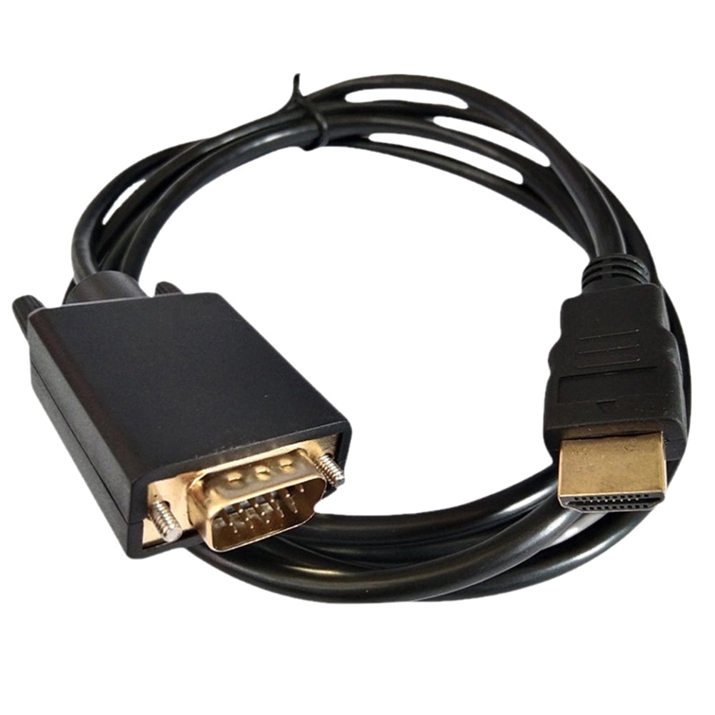 Cable de video de computadora de 1,8 m Wdftyju 1080p HDMI a VGA ...