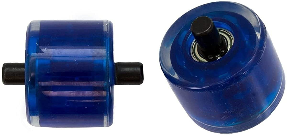 Heelys Pair of Replacement Wheels Wheel Kit Blue Translucent, Small ...
