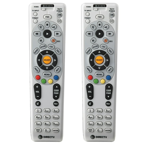 DIRECTV RC66RX Remote, 2 Pack - Walmart.com