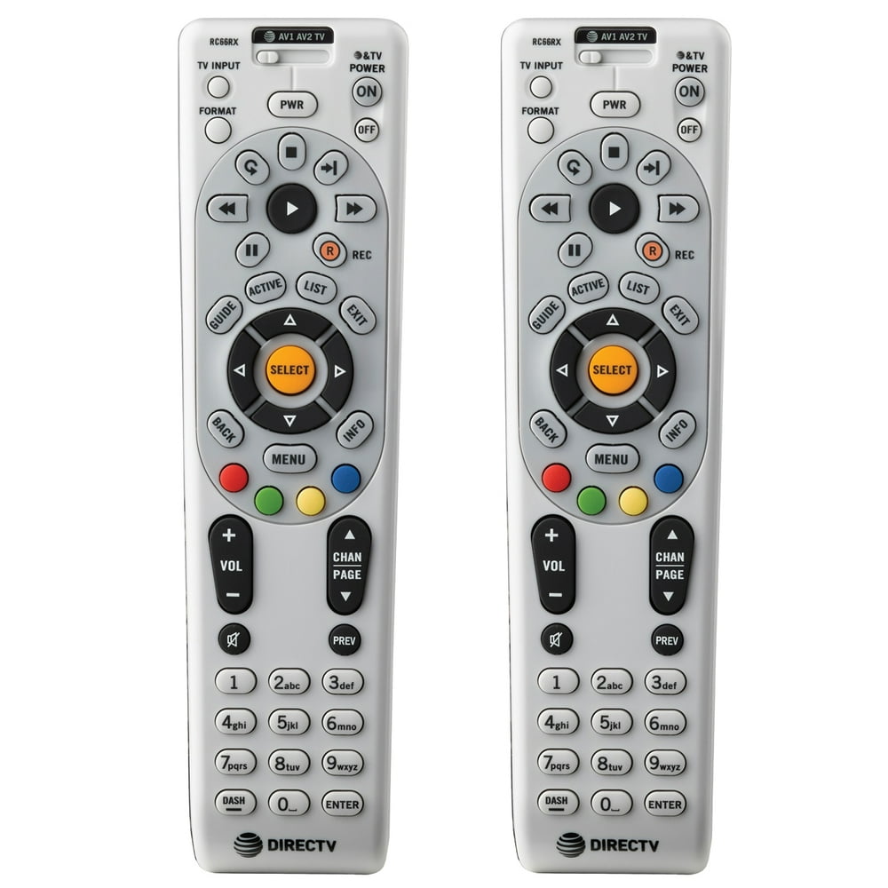 DIRECTV RC66RX Remote, 2 Pack - Walmart.com - Walmart.com