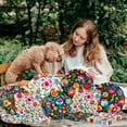 Cinco De Mayo Decorations-60Pcs Colorful Flower Fiesta Plates and ...