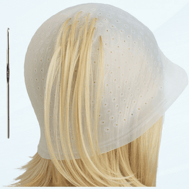 2Z 1X Reusable Hair Coloring Dye Cap Silicone Highlight Cap Hair ...