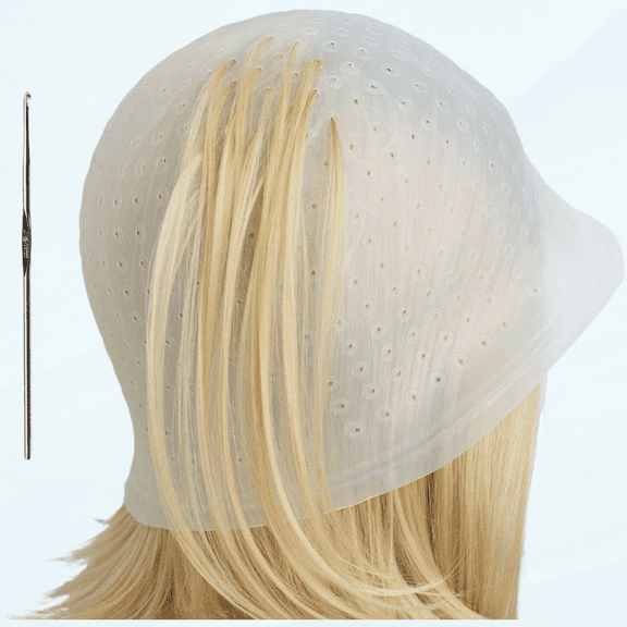 Professional Reusable Highlighting Caps with Hook for Hair Color ...