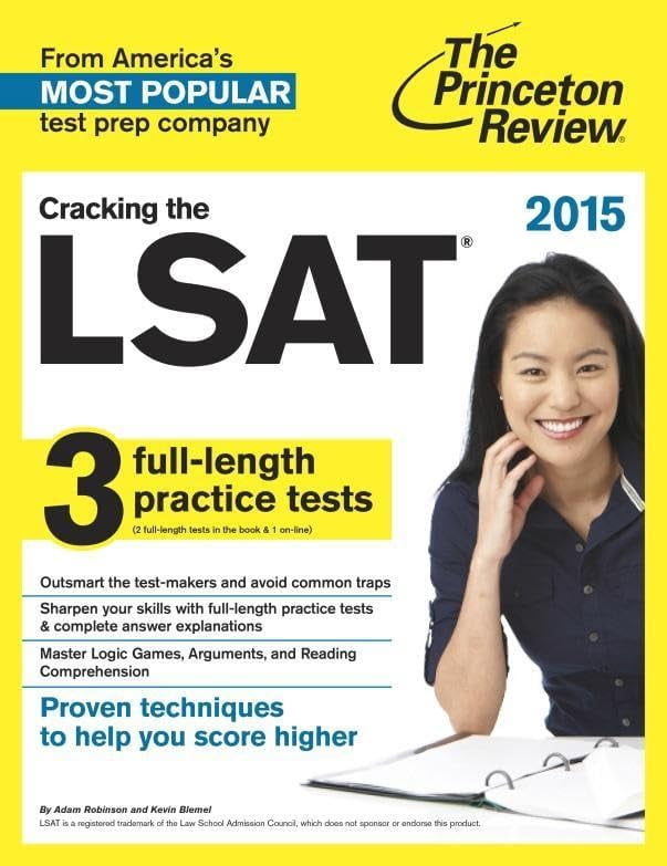 Pre-Owned Cracking the LSAT with 3 Practice Tests, 2015 Edition ...