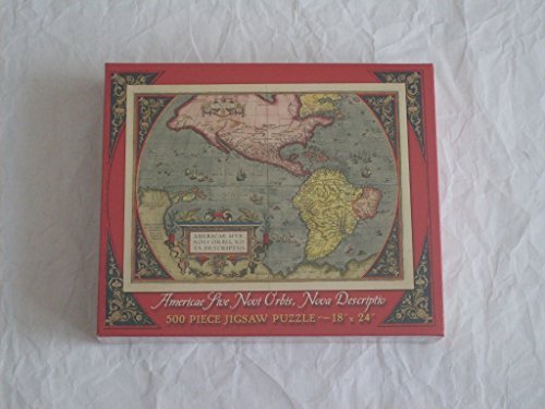 Americae Sive Novi Orbis, Nova Descriptio 500 Piece Jigsaw Puzzle 18 ...
