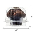 Marketside Triple Chocolate Baked Muffin, Individually Packaged, 3.25 ...