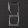 Carbon Fiber Central Control Panel Gear Panel Cover Trim Sticker For ...