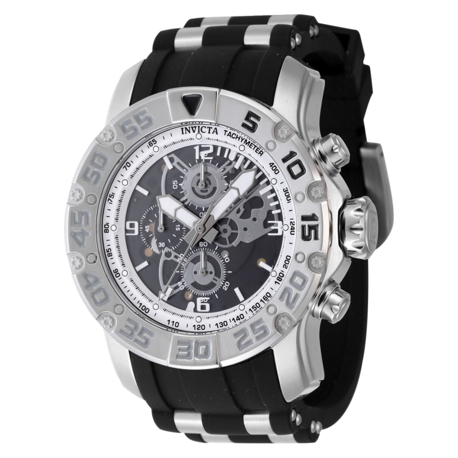 INVICTA Invicta Racing Men 48mm Stainless Steel Steel Black | Walmart ...