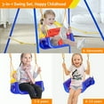 JBeeCtrl 3-in-1 Toddler Swing Seat with Hanging Strap and Hooks for ...