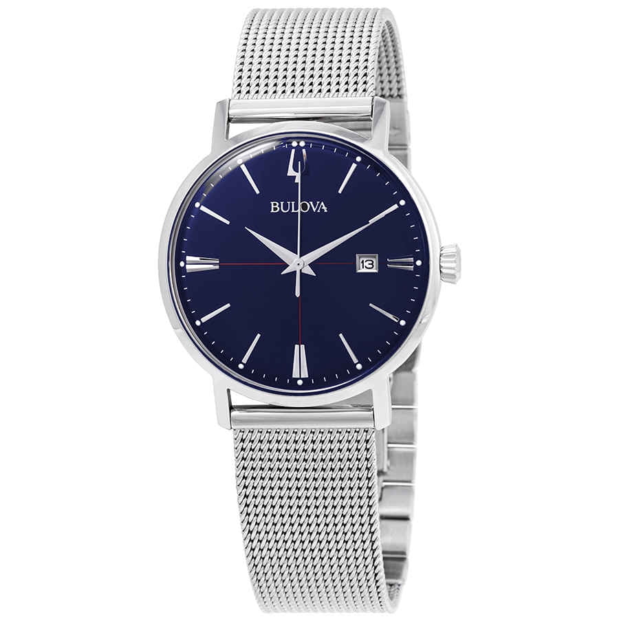 Bulova - Bulova Classic Aerojet Blue Dial Stainless Steel Men's Watch ...