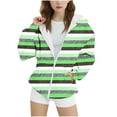 WRKEKC Kids Gradient Print Hooded Sweatshirt Jacket Casual Long Sleeve ...